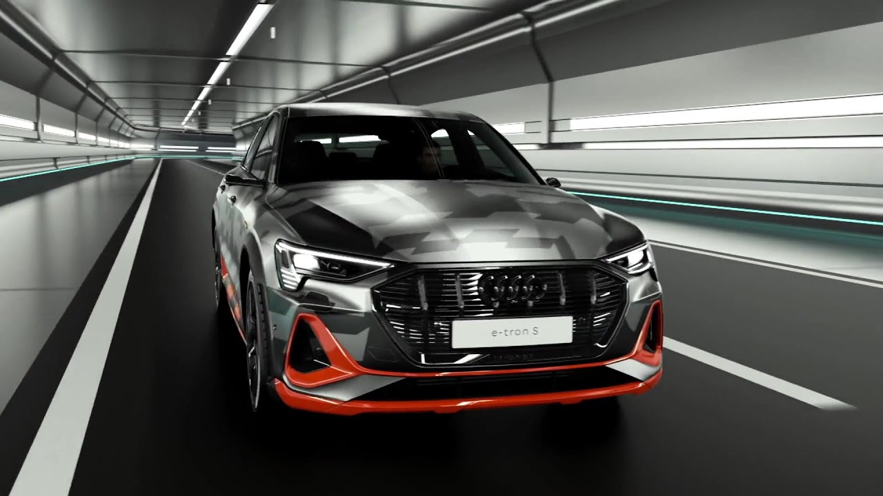 Aerodynamik des Audi e-tron S Sportback Prototyp Animation - YouTube