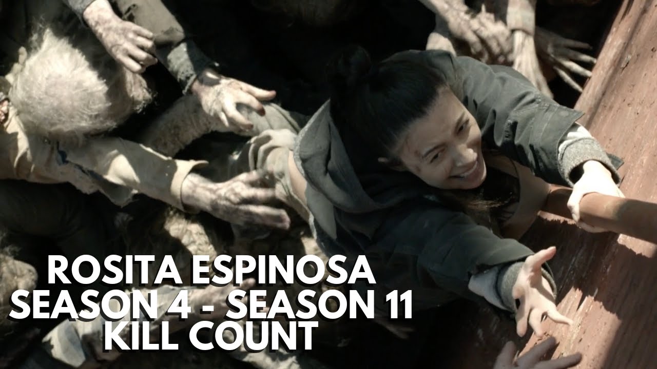 The Walking Dead - Rosita Espinosa KILL Count | 4x11 - 11x24 (UPDATED ...
