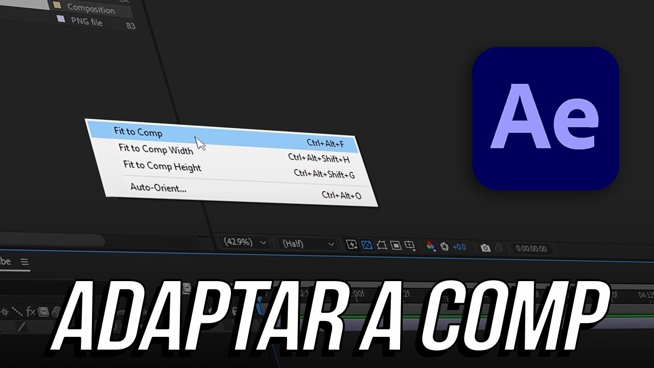Adaptar tamaño de capa a composición | After Effects Tutorial - YouTube