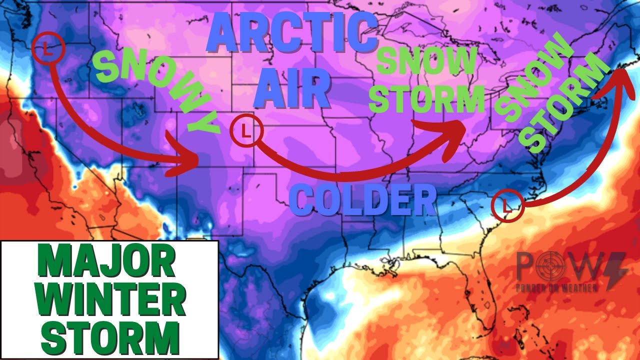 Major Winter Storm! Arctic Air & Heavy Snow! - POW Weather Channel ...