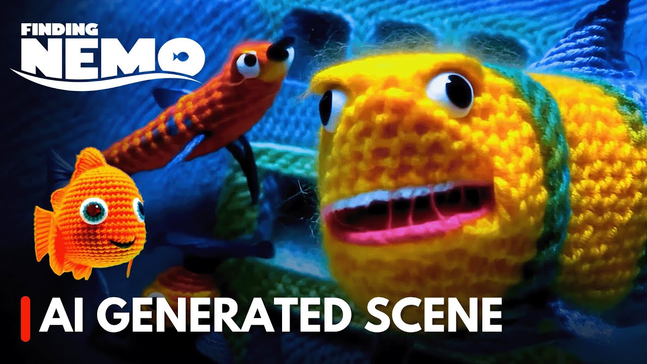 AI Creates EPIC Finding Nemo Mask Scene Recreation! - YouTube