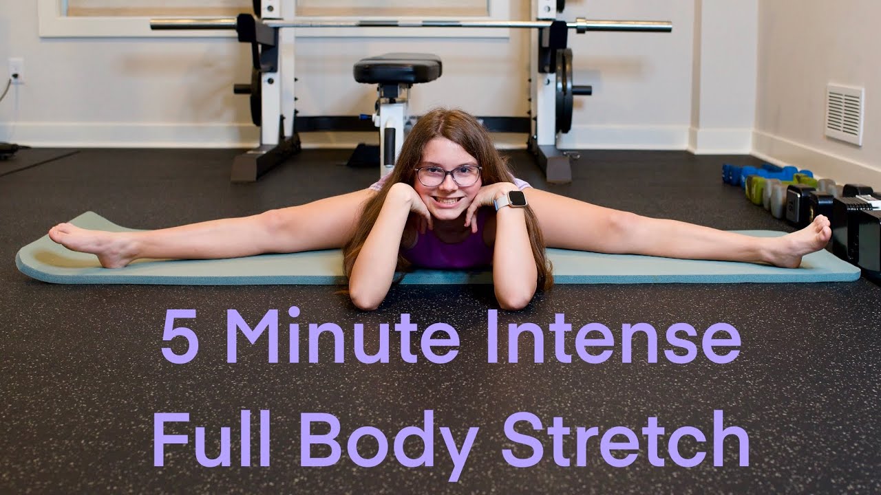 5 Minute Full Body Stretch Routine - YouTube