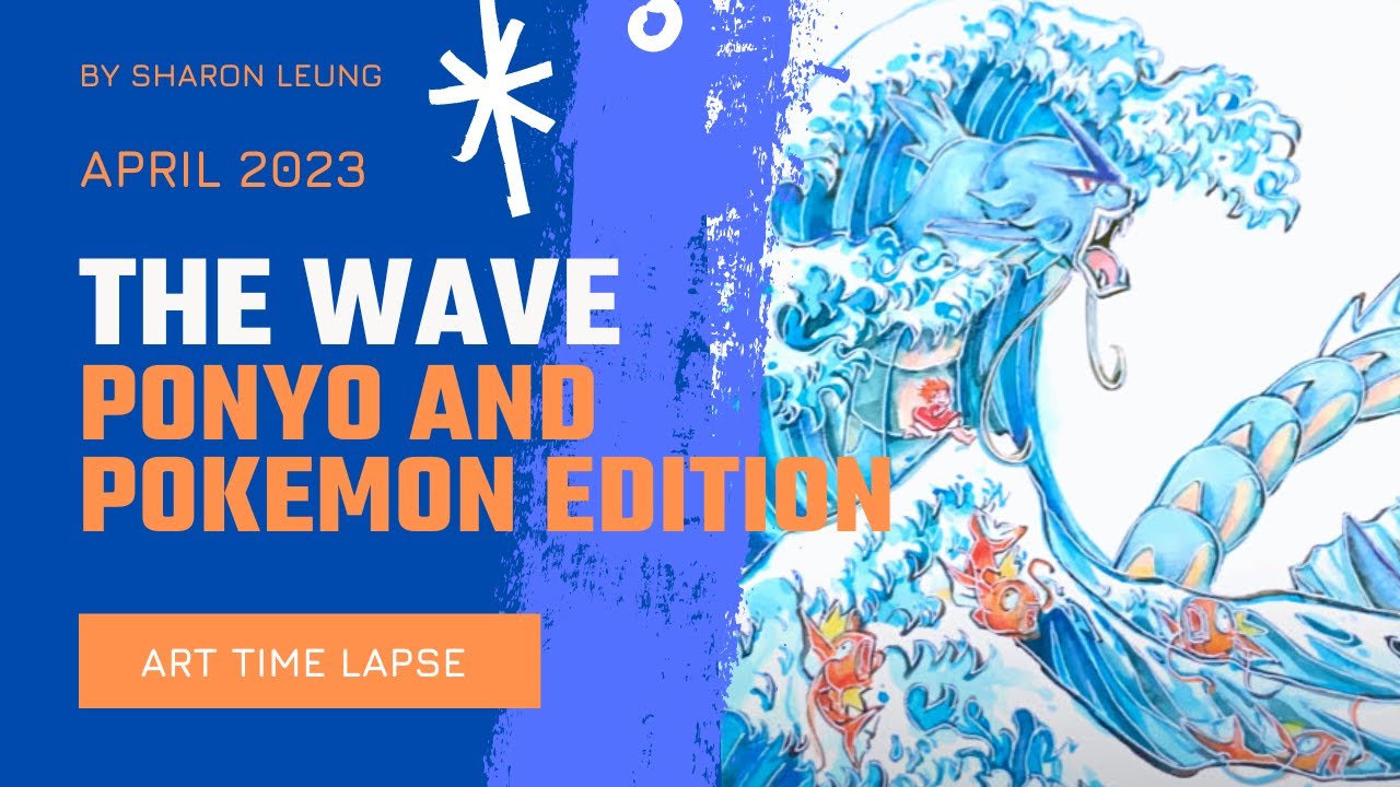 PAINT WITH ME : Art Time Lapse - Ponyo & Pokemon Inspired Fan Art - THE ...