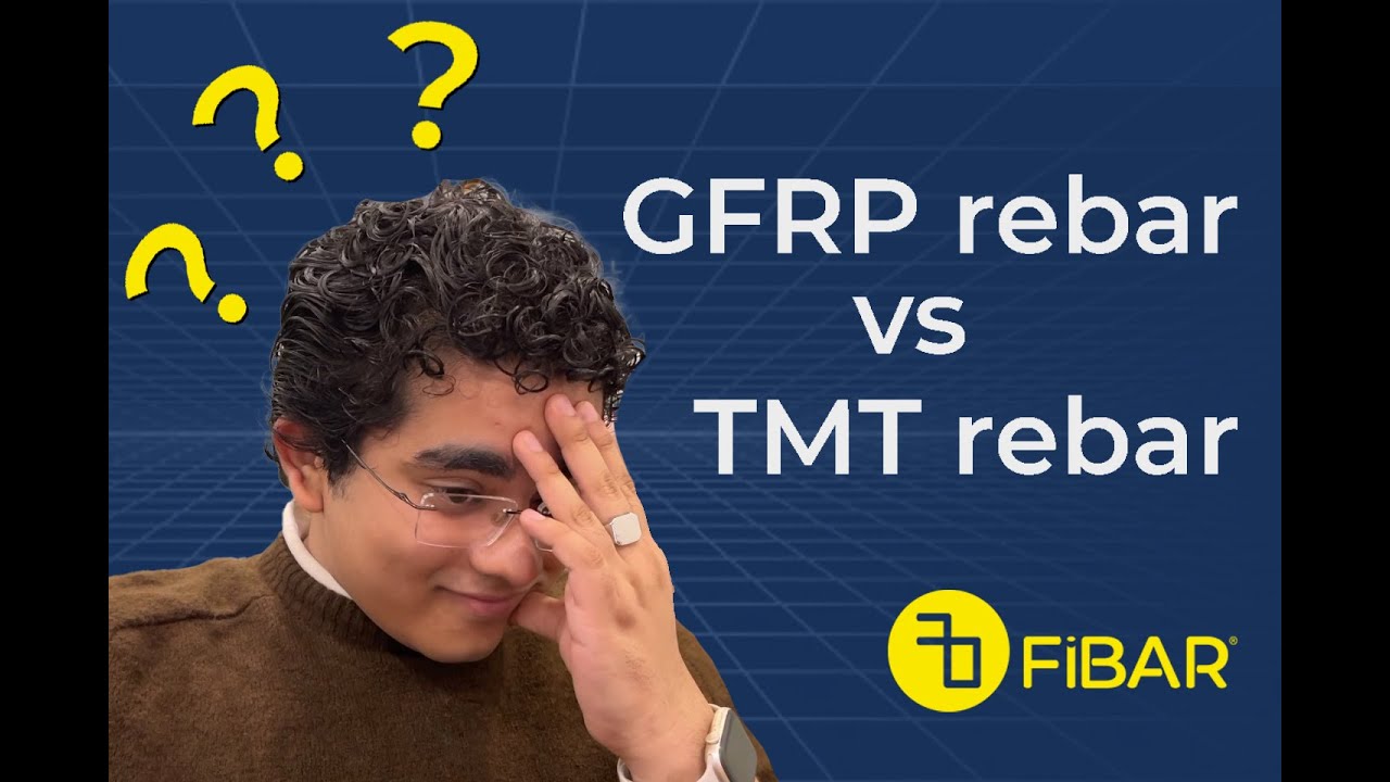 Glass fiber steel technology in India | GFRP rebar vs TMT bar - YouTube