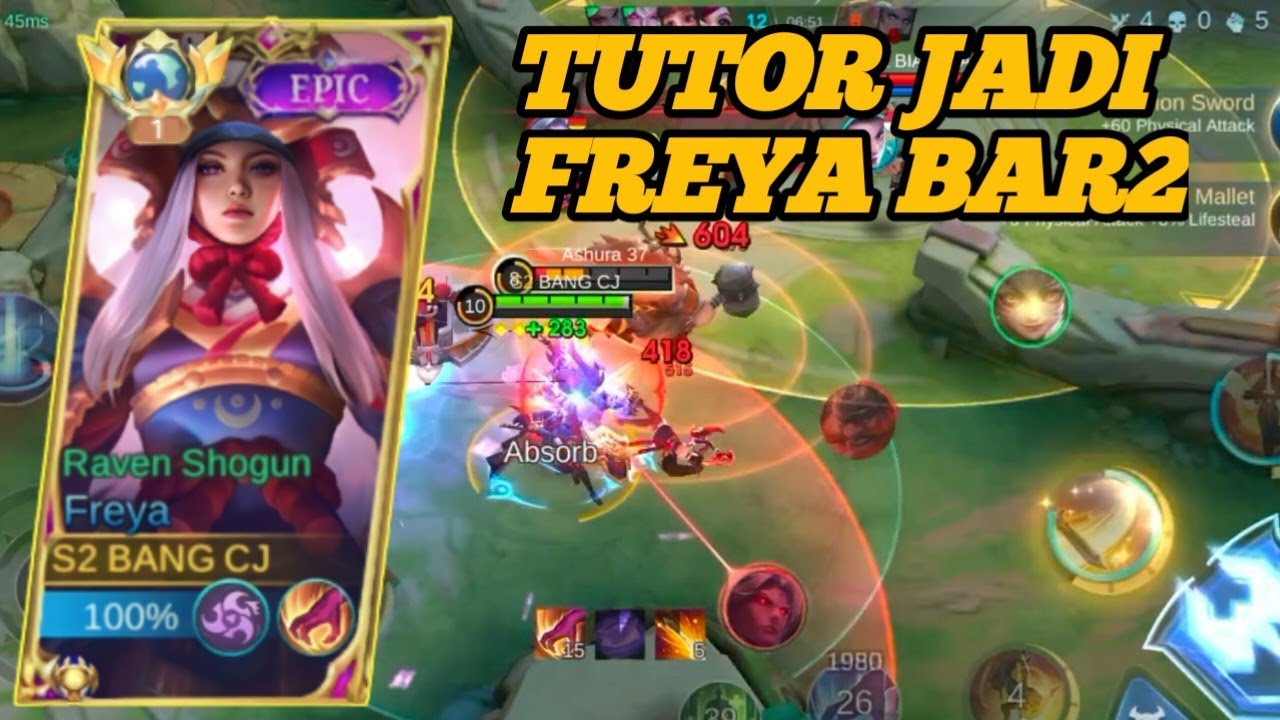 TUTOR JADI HYPER FREYA BAR-BAR!! TURET HANYA ILUSI - Mobile Legend ...