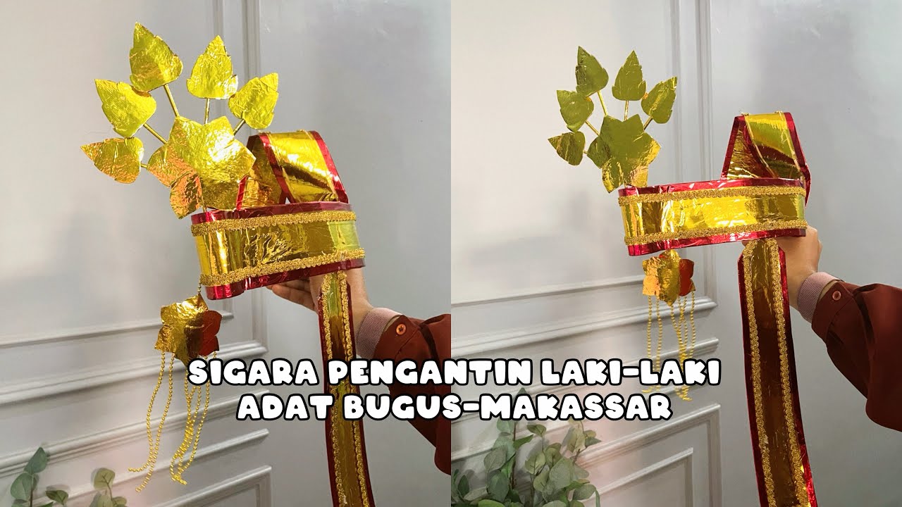 Tutorial membuat mahkota pengantin adat bugus makassar | tutorial ...
