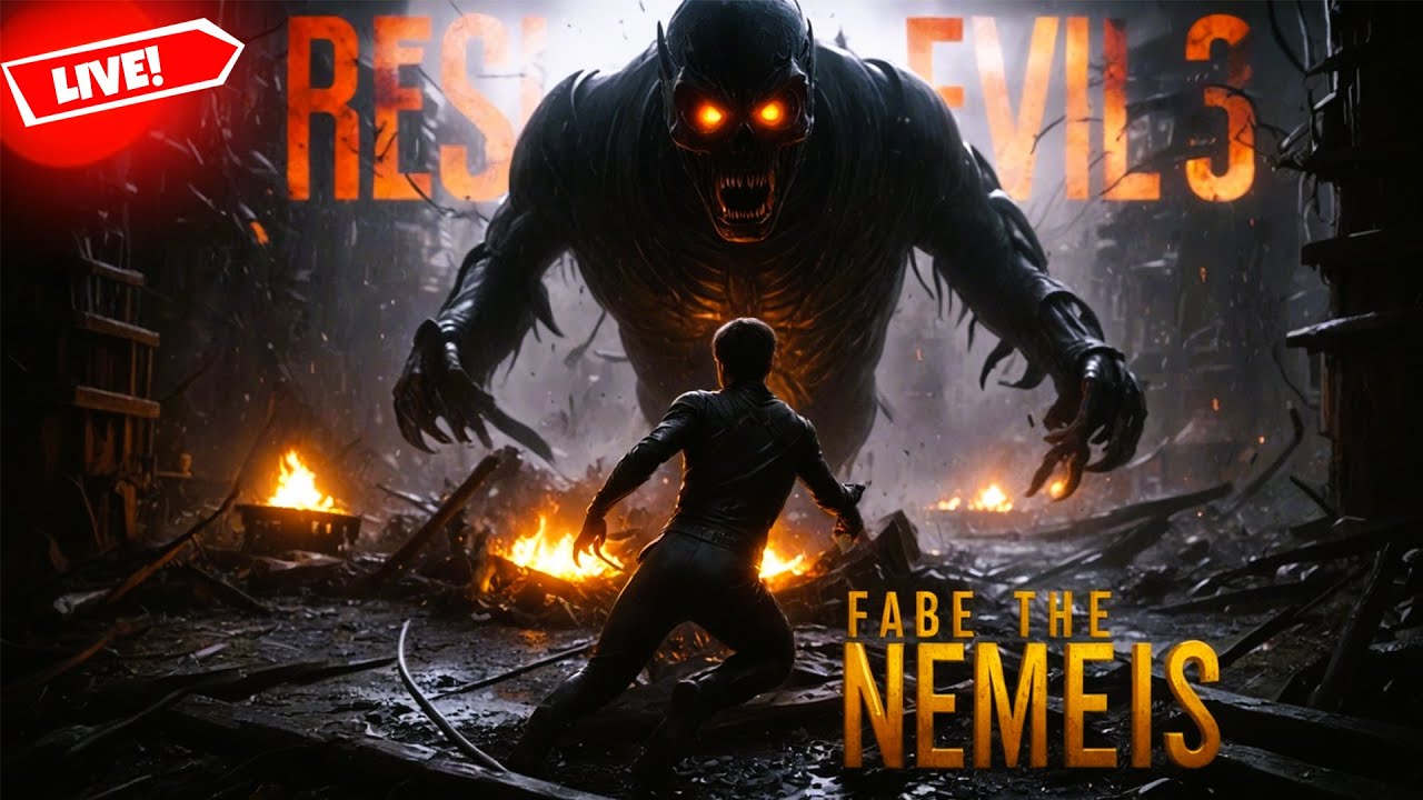 Fighting with Nemesis!💀 | Resident Evil 3 The T-Virus Outbreak in ...