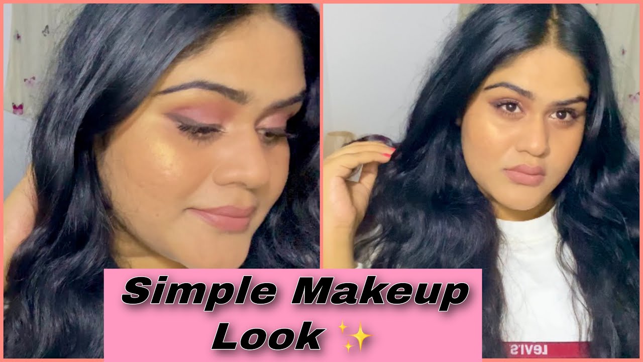 My simple makeup look | simple makeup tutorial 🤎| මම දාන සිම්පල් මේකප් ...