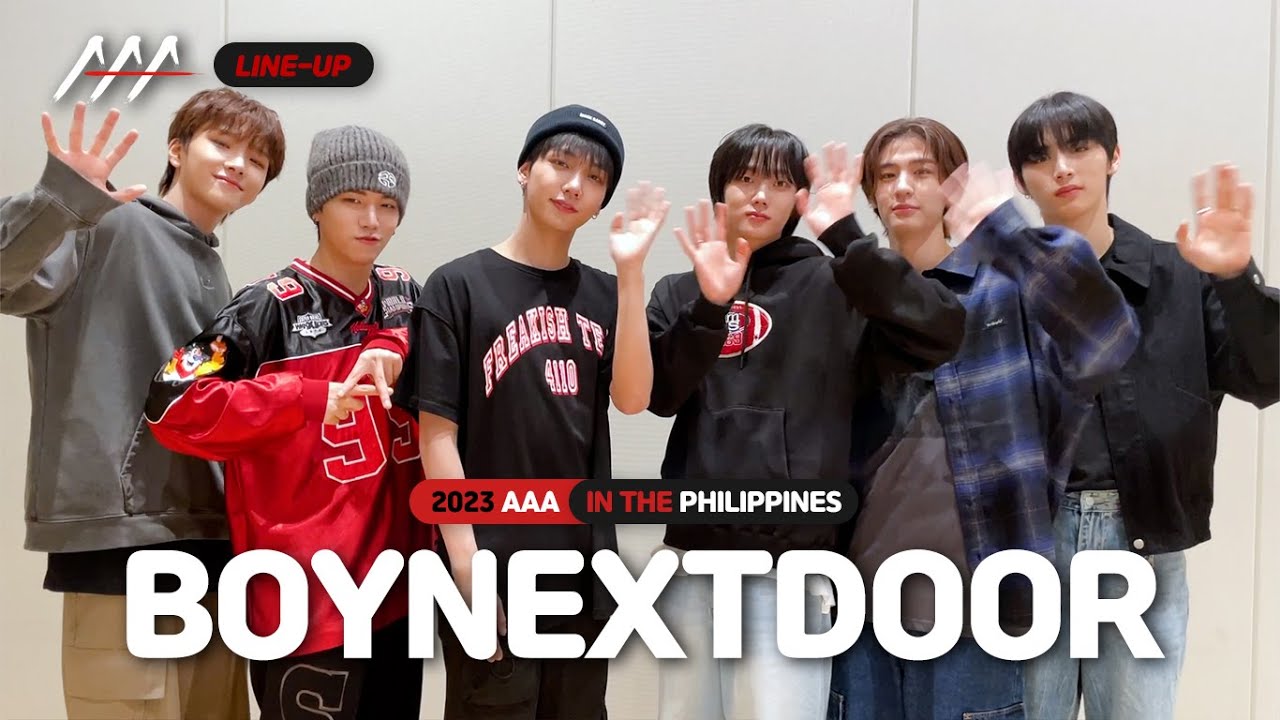 (SUB) [LINE-UP] 그룹 #BOYNEXTDOOR #보이넥스트도어 | 2023 Asia Artist Awards IN ...