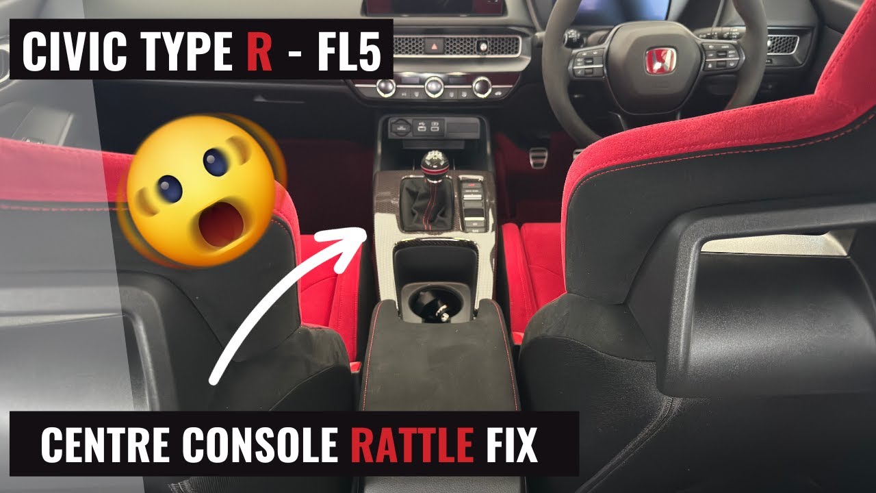 CENTRE CONSOLE RATTLE FIX - FL5 CIVIC TYPE R - YouTube