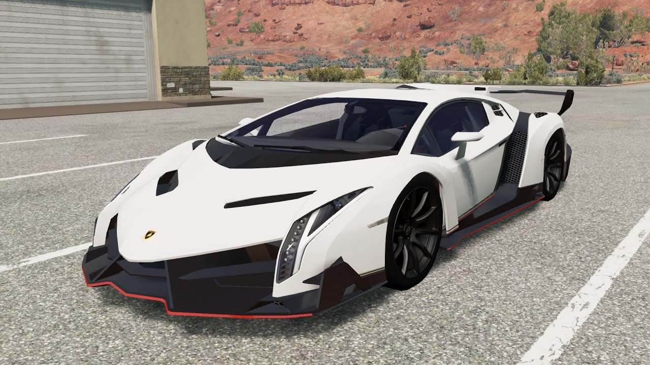 BeamNG.drive - Lamborghini Veneno 2013 - Car Show Test Drive Crash . 4K ...