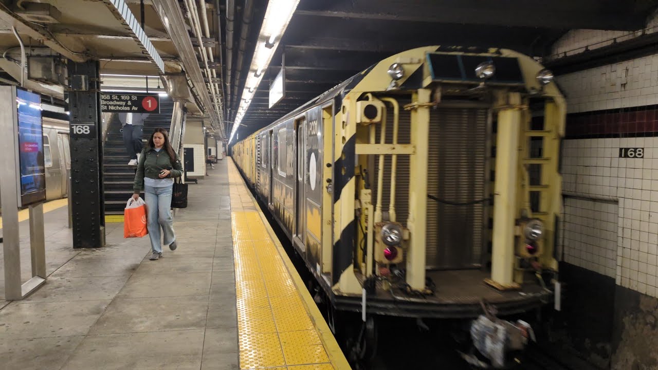 NYC Subway: R65 Pump Train Being Transferred on the A and D Lines to ...
