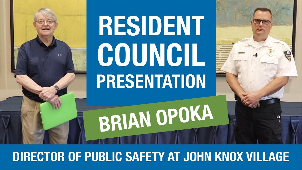 Resident Council Presentation - Public Safety, with Brian Opoka - YouTube