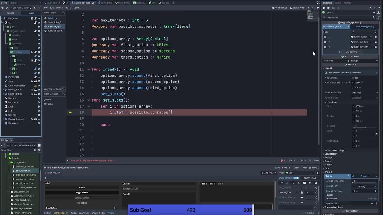 Space Survivors Dev Stream [] Code Refactoring [] Come say hi for cookies [] 500 subs so close ...