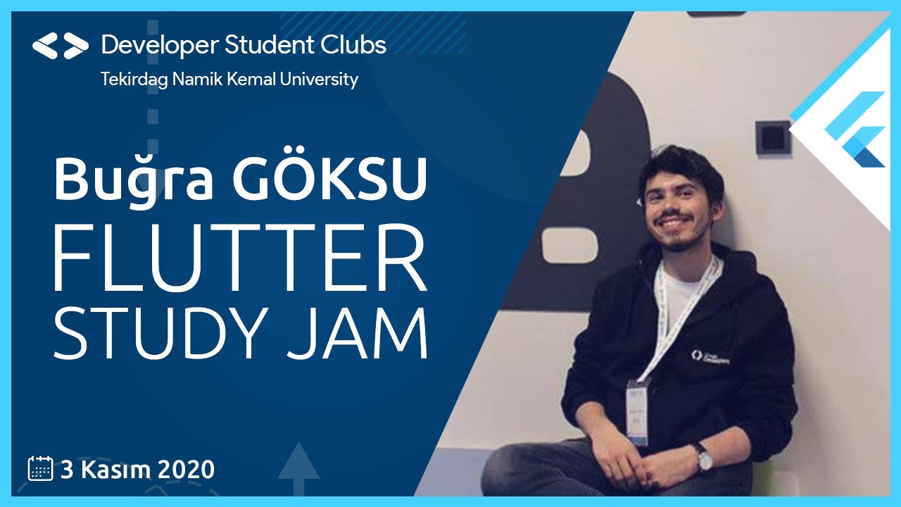 Flutter Study Jam | Buğra Göksu - YouTube