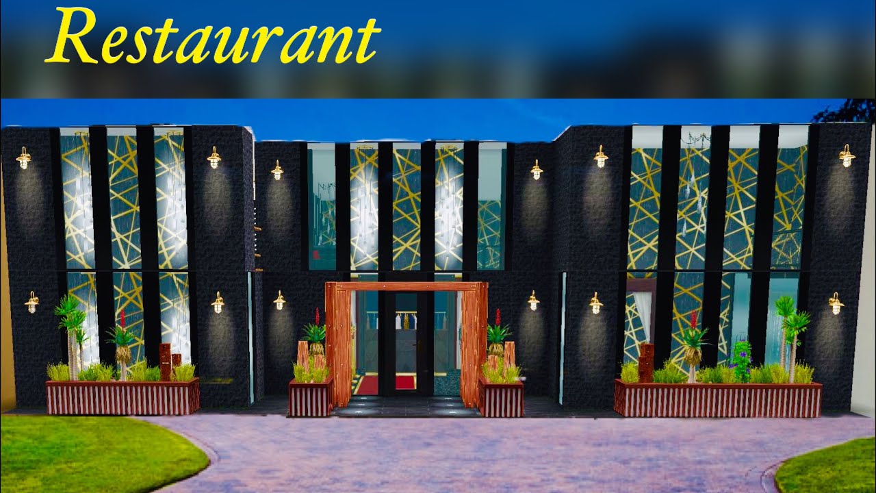 Sims Freeplay Ar tour: the Restaurant 🍽🥂 - YouTube