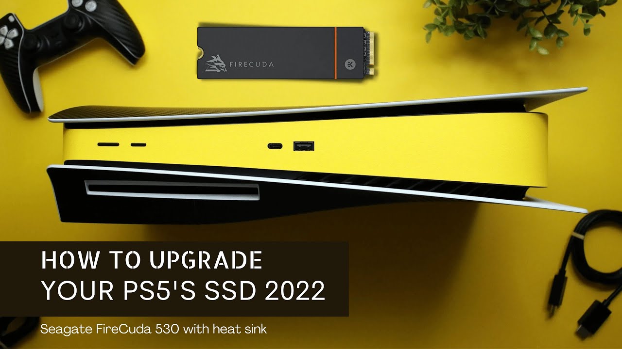 How to Upgrade Your PS5 Storage Firecuda 530 with Heat Sink 2022 - YouTube