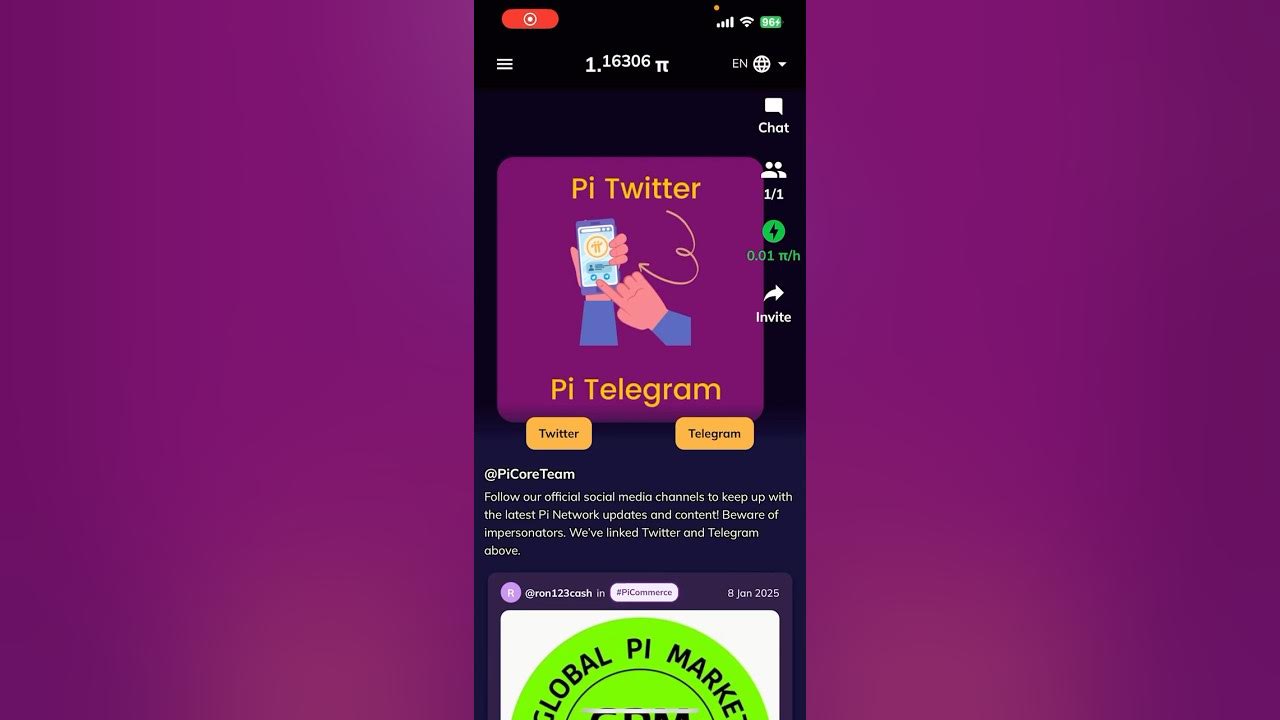 Pi Network Mining Free #pinetwork #mining - YouTube