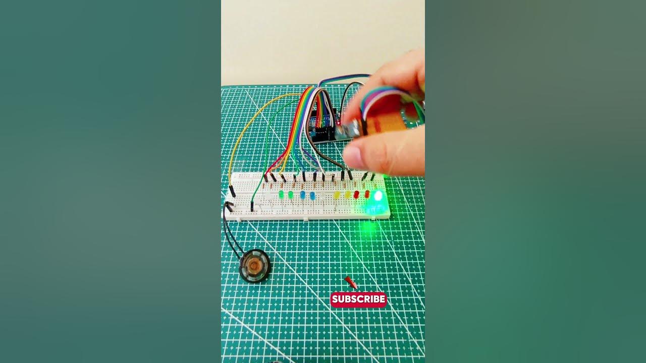 LED and Note Control with an Accelerometer Sensor-ADXL345 - YouTube