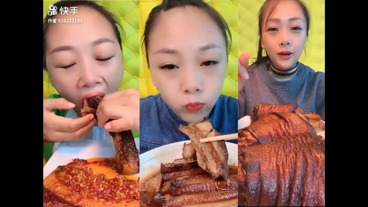 Chinese eat food - ĂN THỊT MỠ CHẾ BIẾN SIÊU HẤP DẪN/ EATING FAT MEAT ...