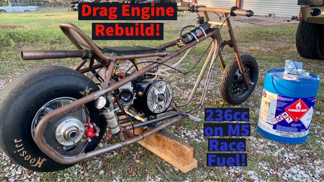 Minibike Drag Motor Rebuild - YouTube