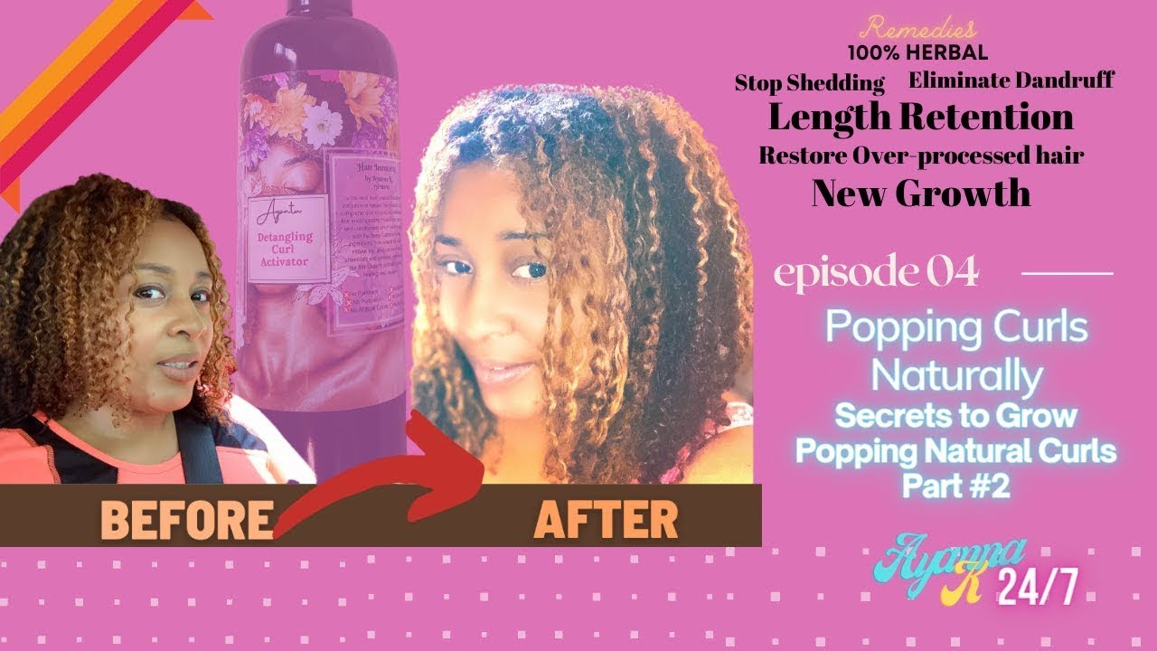 Popping Curls Naturally : Secrets to Grow Popping Natural Curls Pt.2 ...