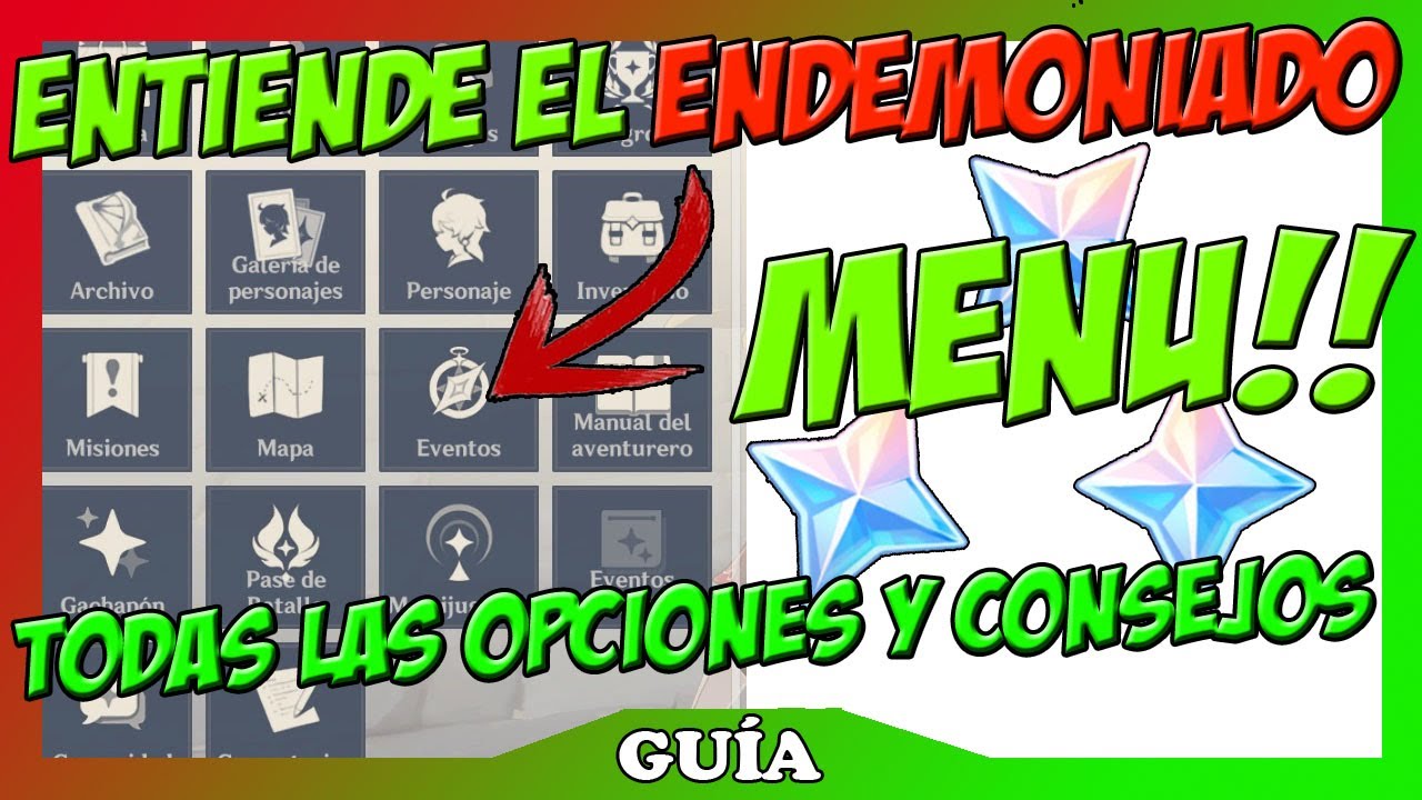 TODO sobre los MENUS y sus FUNCIONES 🌟GUÍA y consejos🎁 GENSHIN IMPACT ...
