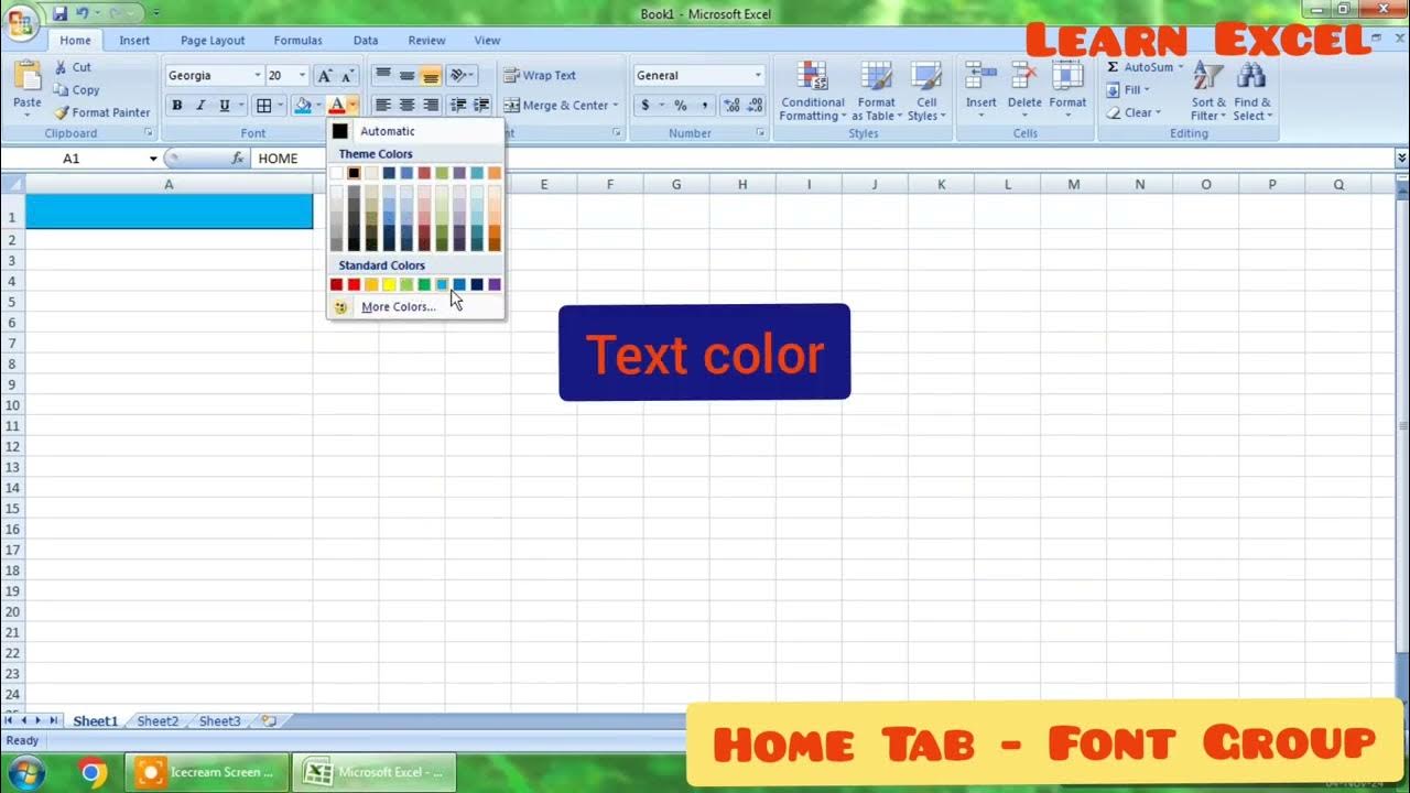 Learn MS Excel Part 1 #msexcel, #msexcelcourse, #computereducaion, - YouTube