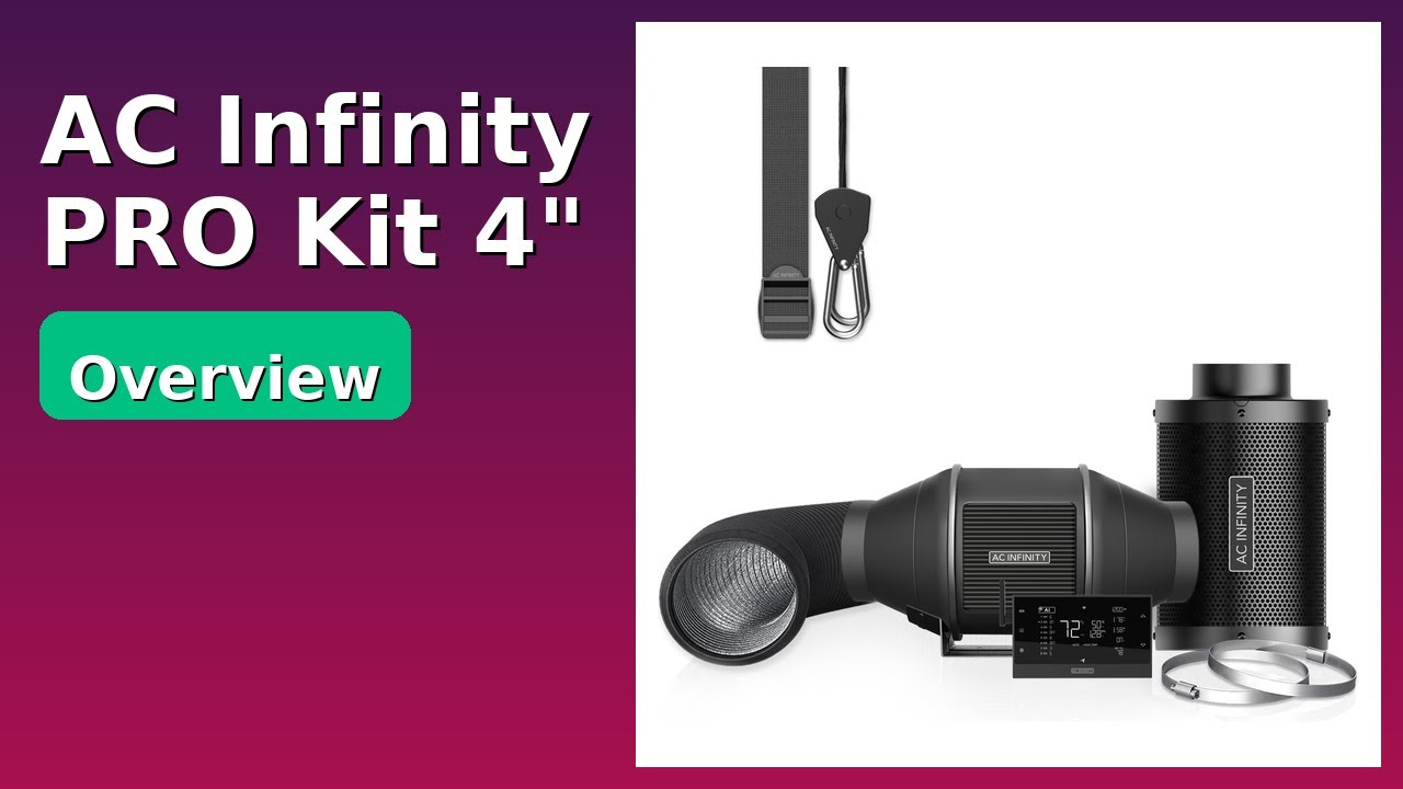 REVIEW (2026): AC Infinity PRO Kit 4". Features. - YouTube