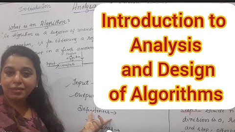 Analysis and Design of Algorithms(GATE & University Exam) - YouTube