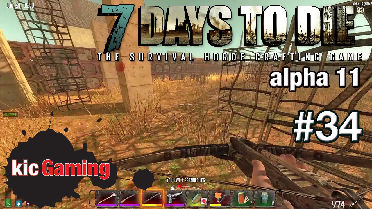 Let's Play 7 Days to Die alpha 11 Ep 34 - Hitting the road - 7DTD ...