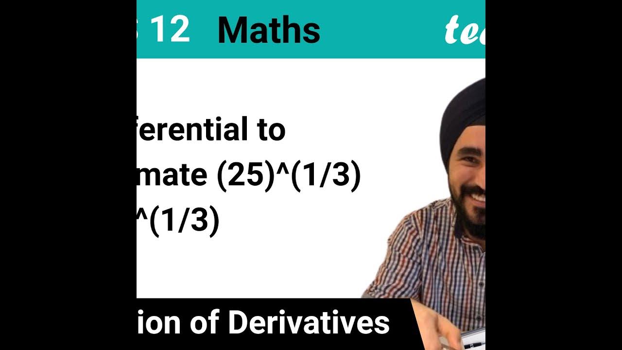 Use differential to approximate (25)1/3 - Teachoo - YouTube