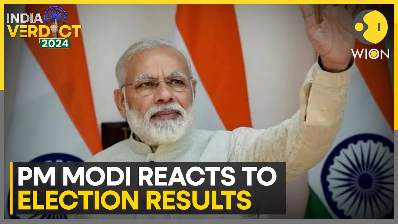 India Election Results: PM Modi reacts to election results through ...