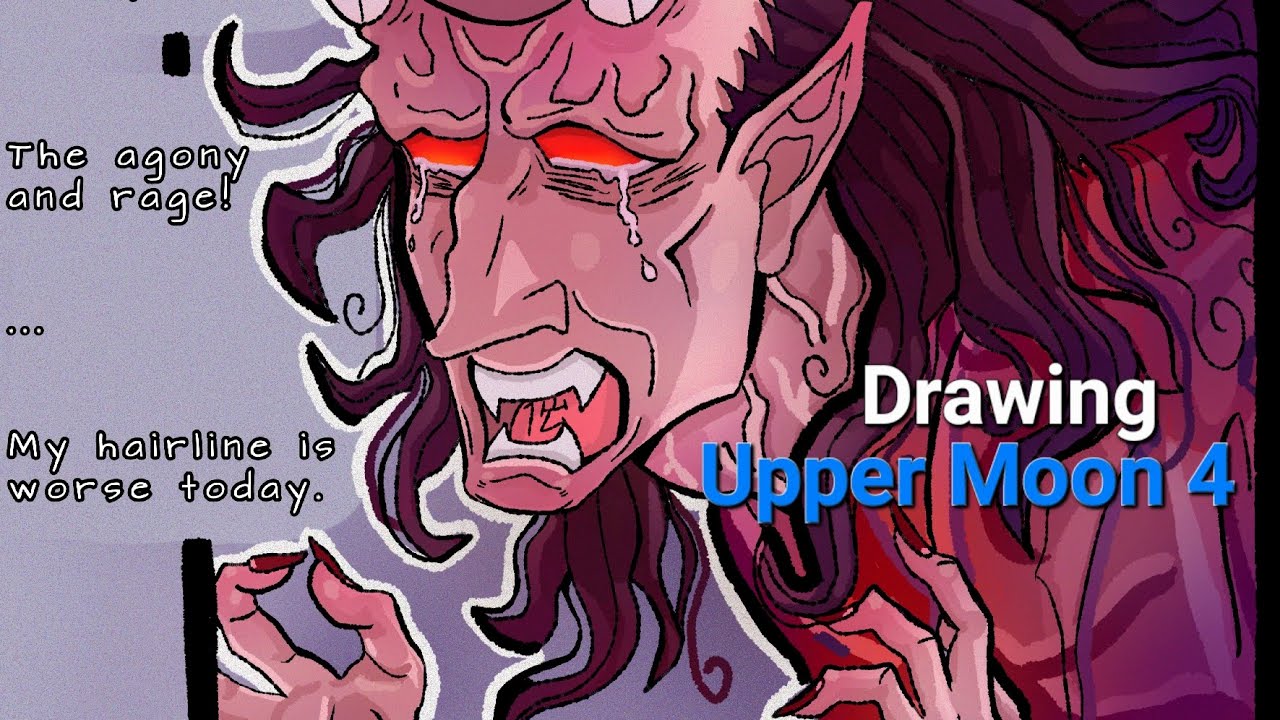Drawing HANTENGU from Demon Slayer 🌙 Kimetsu No Yaiba Art - YouTube