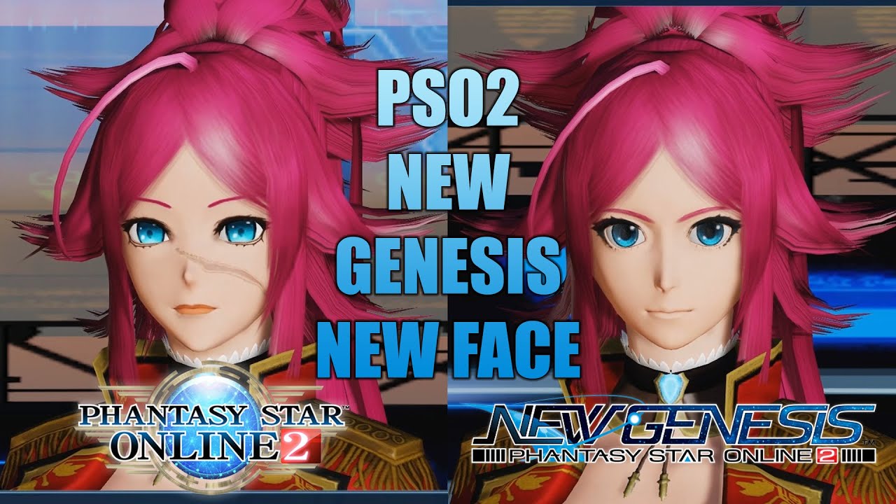 【PSO2NGS】New Genesis Type 2 Face Editing - YouTube