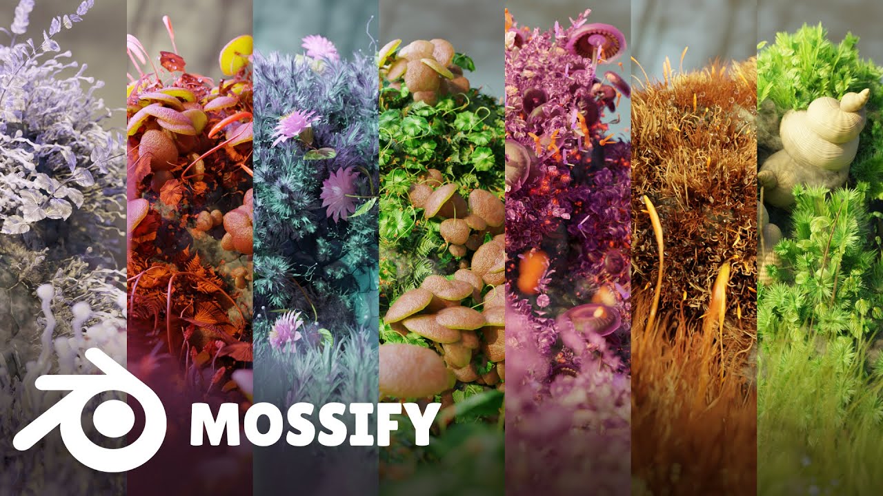 Mossify is here! | The Moss Library for Blender - YouTube