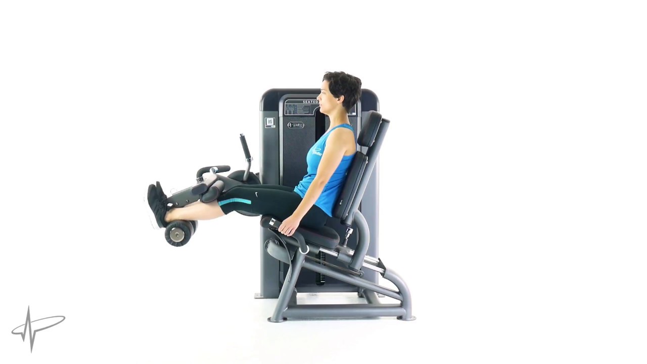 Pulse Fitness 562H Seated Leg Curl - YouTube