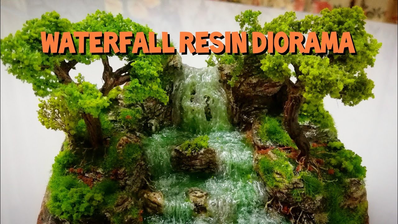 Waterfall Diorama With Resin - YouTube