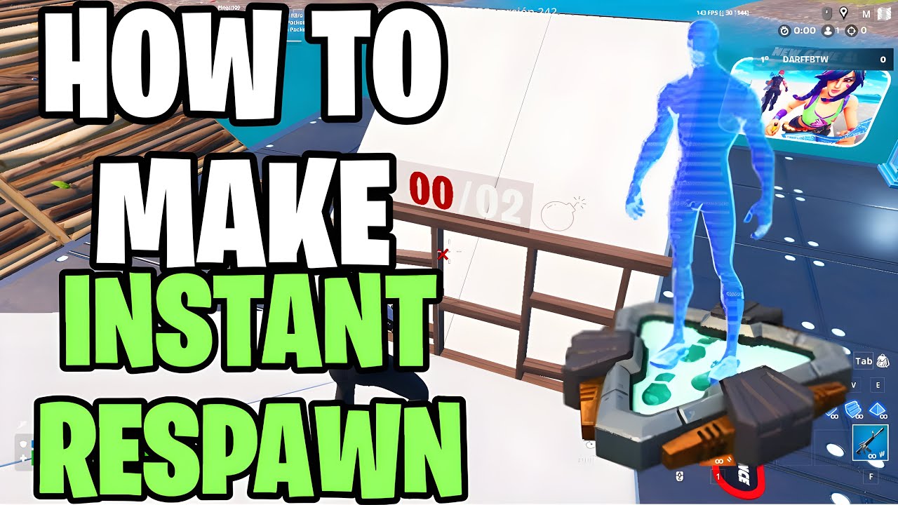 How to make a INSTANT RESPAWN in Fortnite UEFN 2026 - YouTube