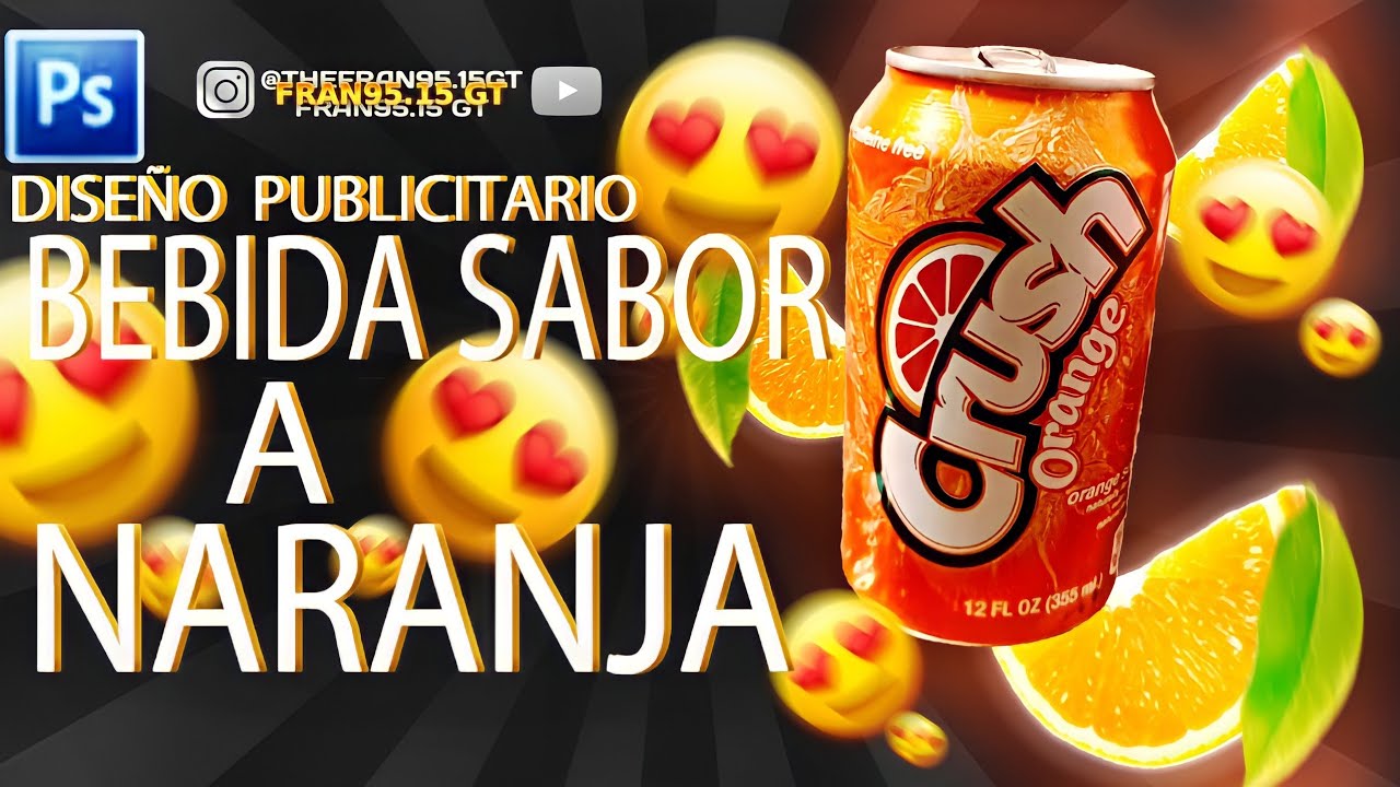Anuncio Publicitario de Bebida sabor naranja 🍊 | Orange Flavored Drink ...