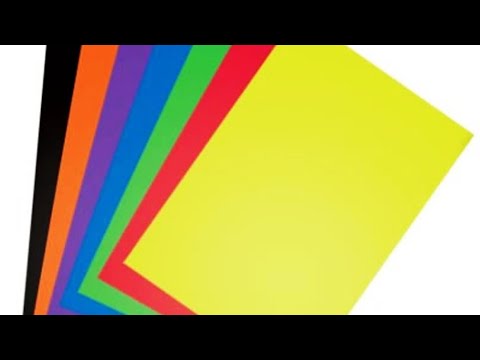 how to make tulip flower in colour paper🤔🤔 - YouTube