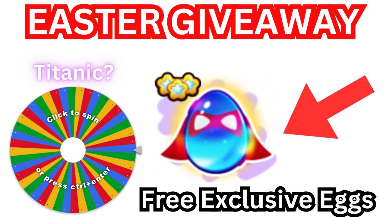 🔴EASTER EXCLUSIVE EGG GIVEAWAY🔴HUGE WHEEL🔴PS99 - YouTube