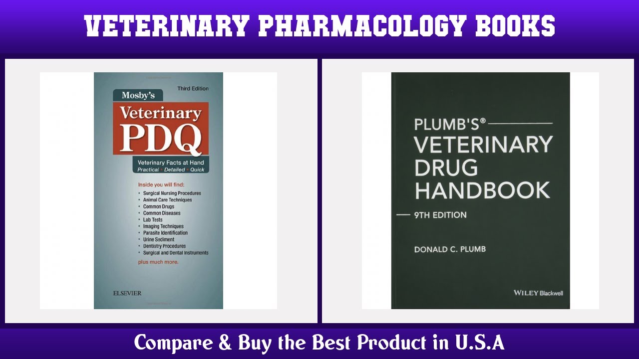 Top 10 Veterinary Pharmacology Books to buy in USA 2021 | Price ...