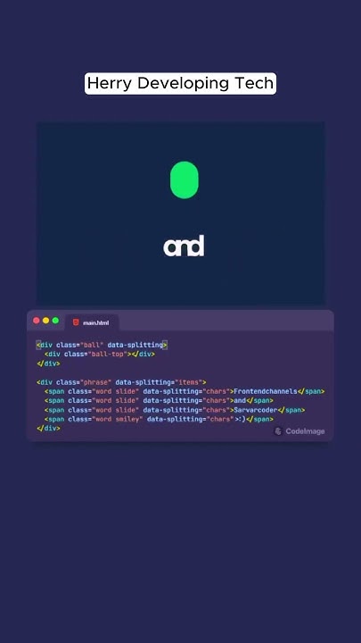 🎨 Tap to Change Color/Theme! 💻 | Interactive JS Effect in 60 Seconds ...