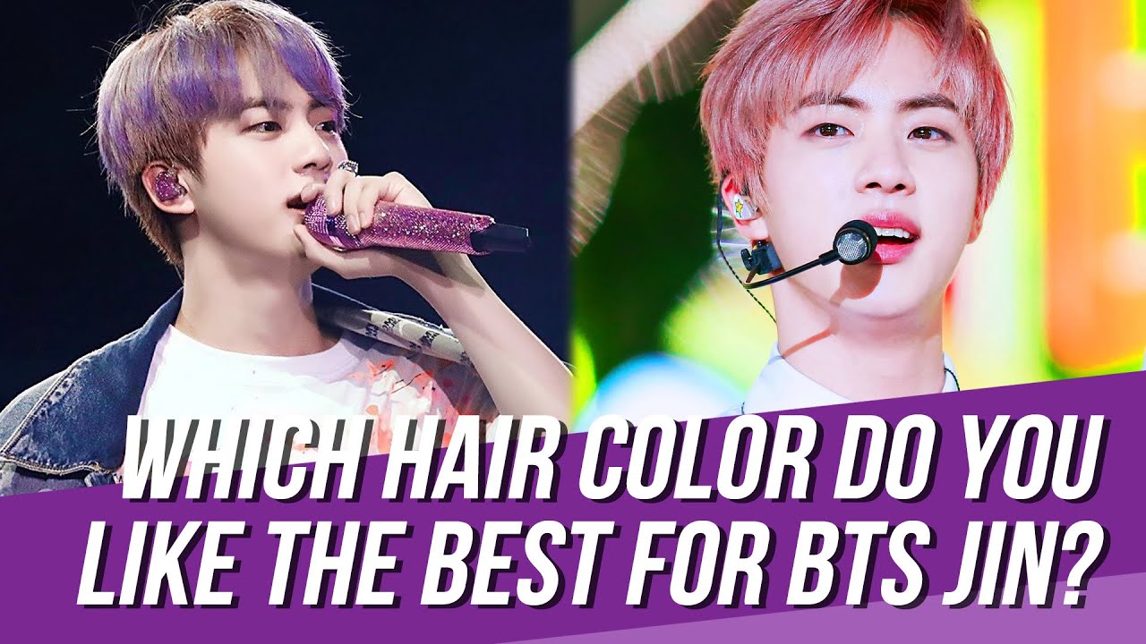 ALL Hair Colors BTS' Jin has Ever Tried to Prove How He Looks Good in ...