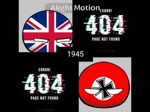 404 errores- Italy, UK, France, Germany #countryballs #history