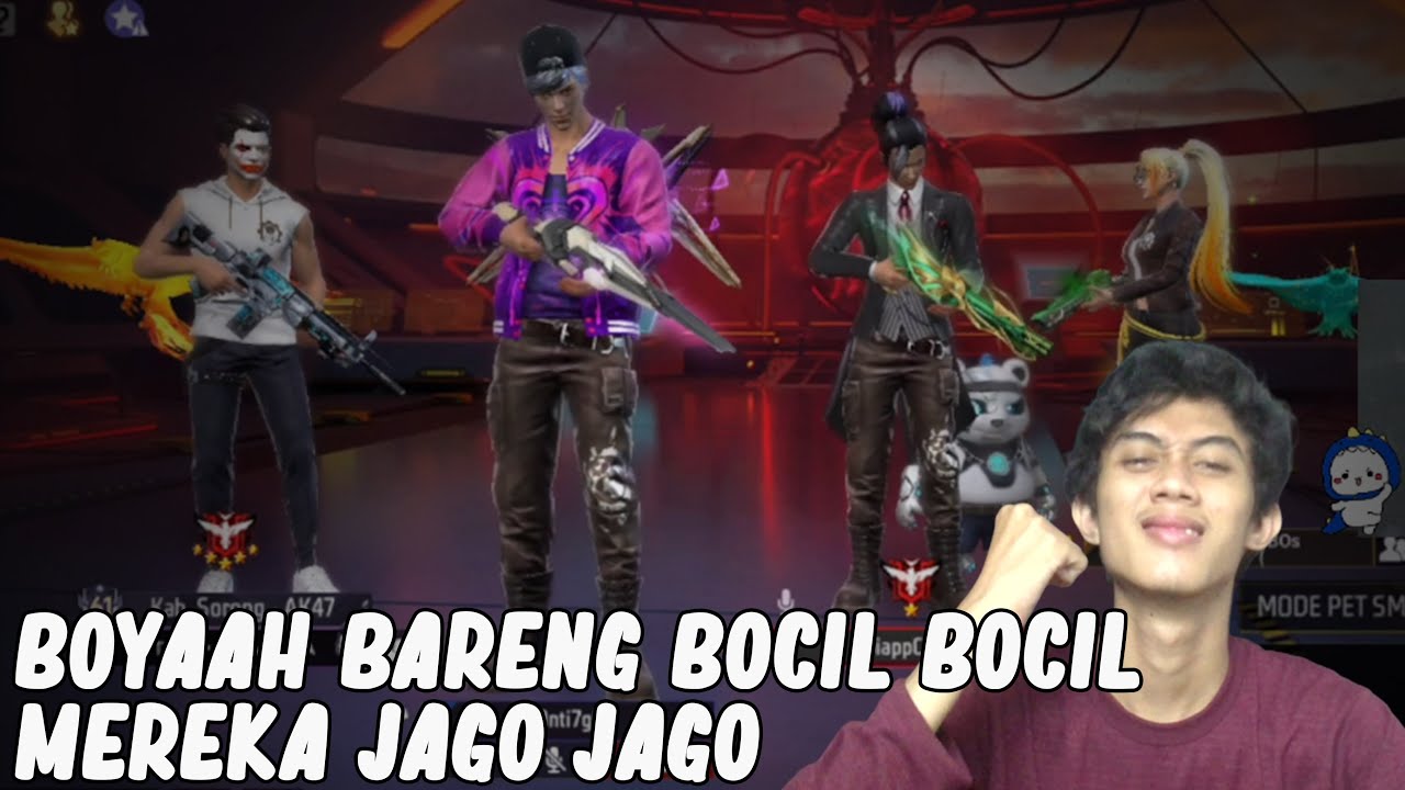 BOYAAH BARENG BOCIL BOCIL ? - FREE FIRE - YouTube