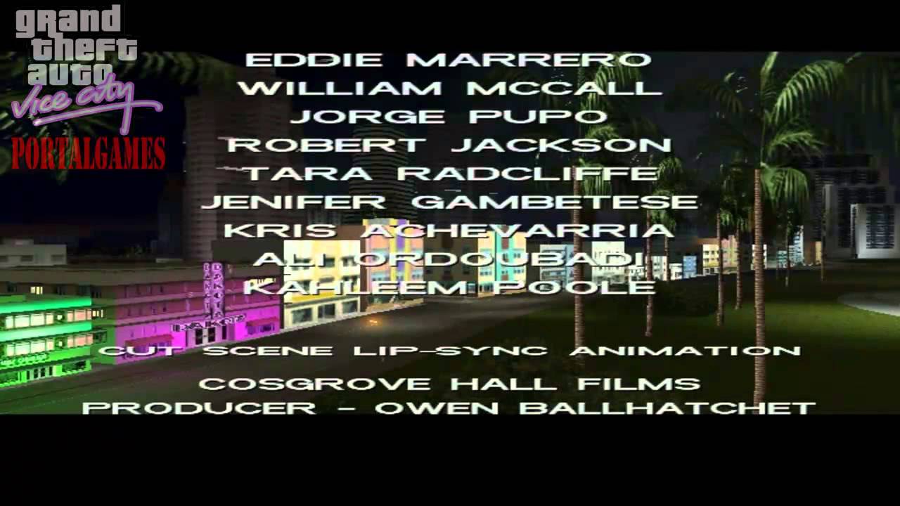 GTA Vice City : End Credits - YouTube