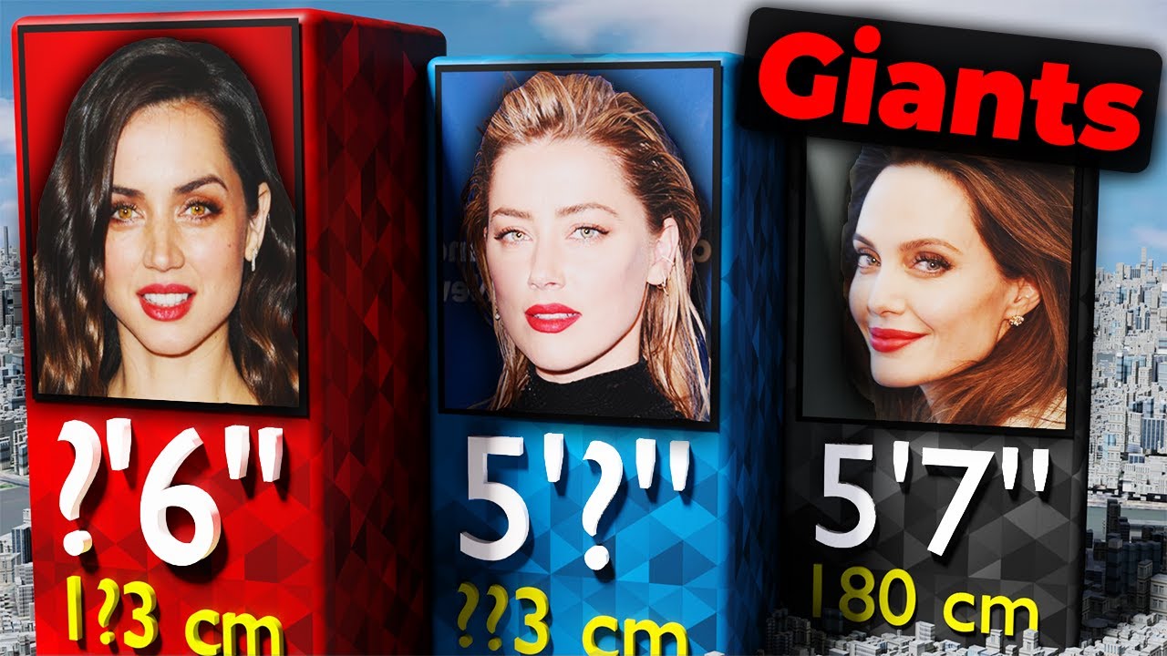 😱 Tallest Famous Hollywood Actresses 2024 | Height & Shortest ...