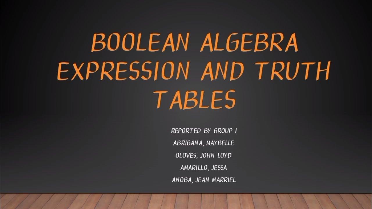 Constructing Logic Diagram From Boolean Expression Group 1 Bisaya constructing-logic-diagram-from-boolean-expression-group-1-bisaya